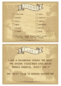 Pirate Scavenger Hunt Clues And Riddles