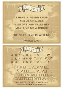 Pirate Scavenger Hunt Clues And Riddles