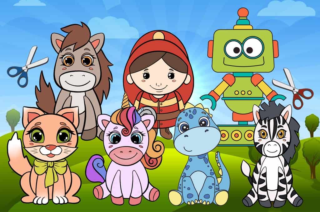 Download 20 Free Printable Paper Cut Out Characters