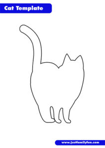 Free Printable Cat Template | Just Family Fun