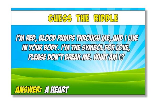 Guess The Riddle Game Printable Cards | Just Family Fun