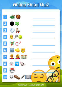 Guess The Word With Emojis Printable Quiz | Free Download