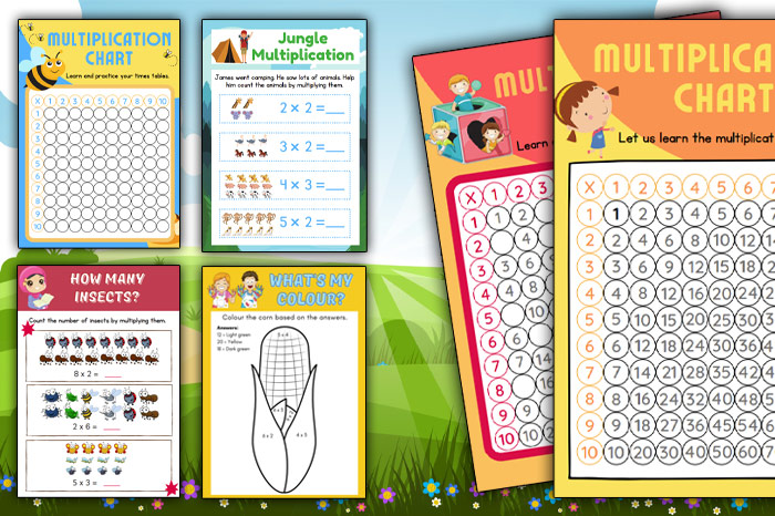 Multiplication Activities And Multiplication Chart | Just Family Fun