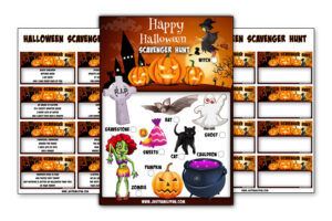 Halloween Scavenger Hunt Printable | Free