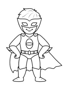 Free Printable Superhero Colouring Pages For Kids Online