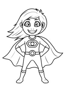 Free Printable Superhero Colouring Pages For Kids Online