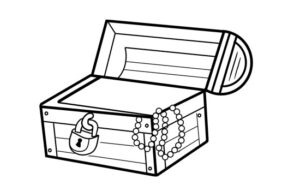 How To Draw A Treasure Chest | Easy Tutorial