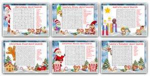 Free Printable Christmas Word Search | Just Family Fun