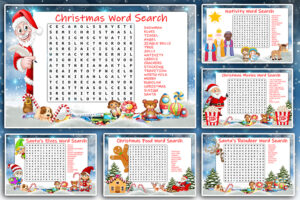 Free Printable Christmas Word Search | Just Family Fun