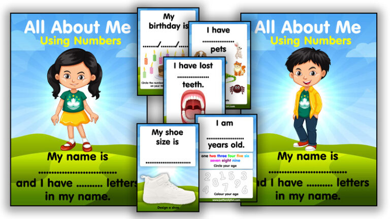 Maths About Me Worksheets | UPDATED 2022 | Me By Number Template