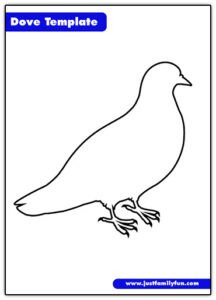 Free Dove Template Printable Pdf | Just Family Fun