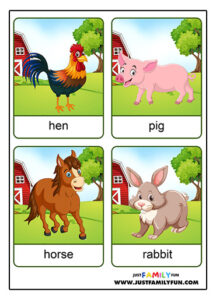 Download Farm Animals Flashcards | Free Printables