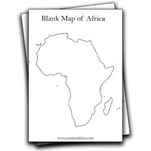 Maps Of Africa (Including Blank Map) | Just Family Fun