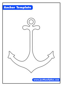 Free Printable Anchor Template | Just Family Fun