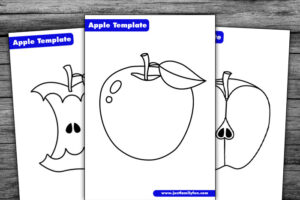 Free Printable Apple Template | Just Family Fun