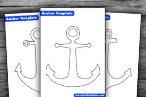Free Printable Anchor Template | Just Family Fun
