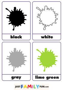 Free Printable Colour Flashcards For Kids