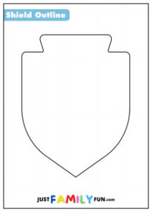 Shield Outline Printable | Free Download