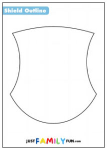 Shield Outline Printable | Free Download