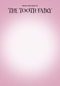 55 Free Tooth Fairy Letter Template And Certificate Downloads