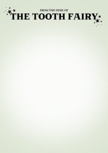 55 Free Tooth Fairy Letter Template And Certificate Downloads