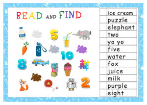 Read And Find Worksheets | Fun Reading Practice