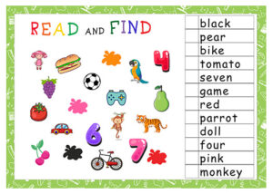 Read And Find Worksheets | Fun Reading Practice