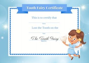 Free Printable Tooth Fairy Certificates