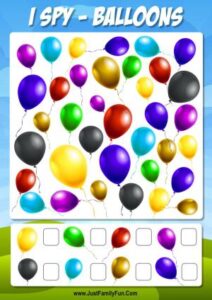 Free Printable I Spy Puzzles PDF | Just Family Fun