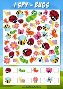 Free Printable I Spy Puzzles PDF | Just Family Fun