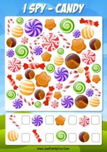 Free Printable I Spy Puzzles PDF | Just Family Fun