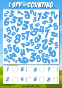 Free Printable I Spy Puzzles PDF | Just Family Fun