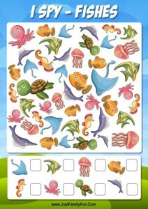 Free Printable I Spy Puzzles PDF | Just Family Fun