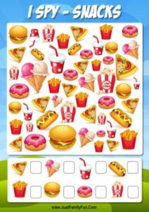 Free Printable I Spy Puzzles PDF | Just Family Fun