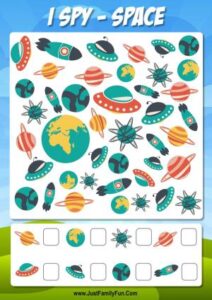 Free Printable I Spy Puzzles PDF | Just Family Fun