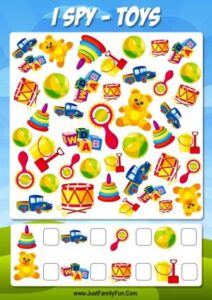 Free Printable I Spy Puzzles PDF | Just Family Fun