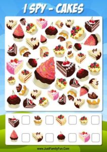 Free Printable I Spy Puzzles PDF | Just Family Fun