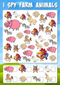 Free Printable I Spy Puzzles PDF | Just Family Fun