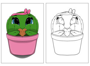 Free Printable Cactus Template For Kids