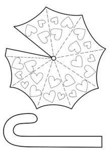 Umbrella Templates For Crafts & Coloring | Just Family Fun