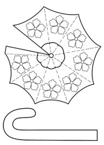 Umbrella Templates For Crafts & Coloring | Just Family Fun