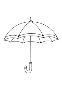 Umbrella Templates For Crafts & Coloring | Just Family Fun