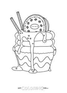 Sweet Cupcake Coloring Pages For Kids | Just Family Fun