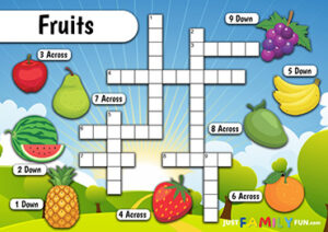 Printable Crossword Puzzles For Kids | Just Family Fun