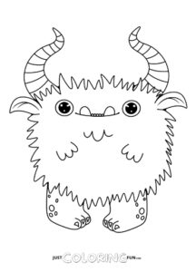 Monster Coloring Pages