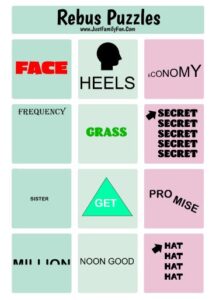 100+ Printable Rebus Puzzles With Answers (2025 PDF)