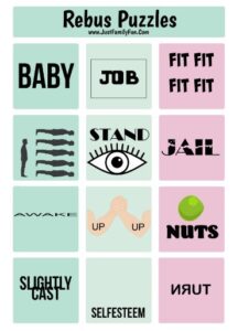 100+ Printable Rebus Puzzles With Answers (2025 PDF)