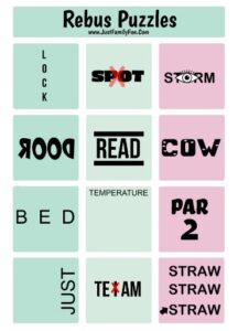 100+ Printable Rebus Puzzles With Answers (2025 PDF)