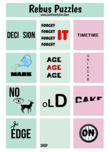 100+ Printable Rebus Puzzles With Answers (2025 PDF)