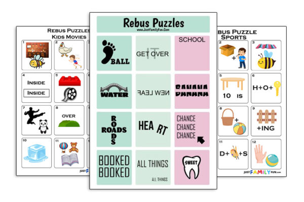 100+ Printable Rebus Puzzles With Answers (2025 PDF)
